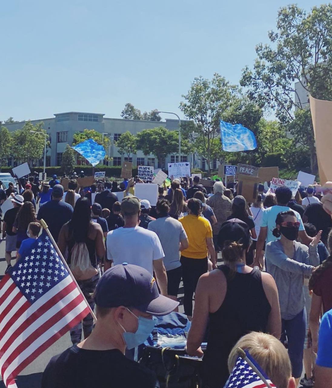 Two Peaceful Rallies in Support of the Black Lives Matter Movement Held ...