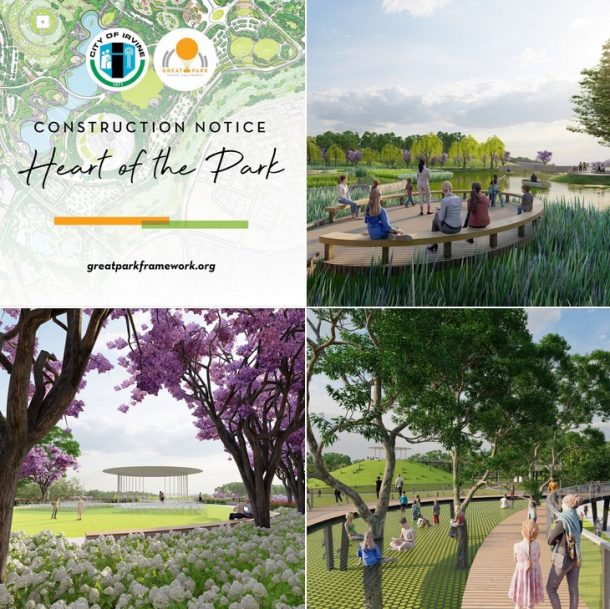 Construction Begins for the “Heart of the Park” - Irvine Community News ...